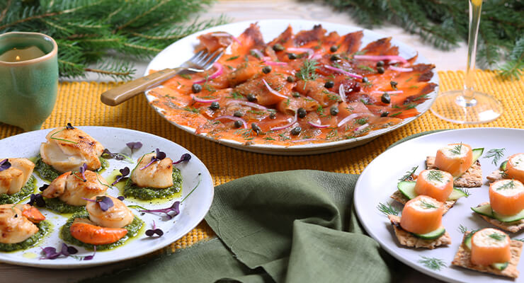 Christmas Starters | Organic Canapés & Nibbles | Abel & Cole