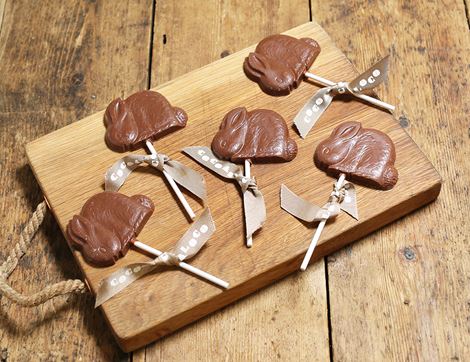 Milk Chocolate Rabbit Lollies, Cocoa Loco (5 x 26g) | Abel & Cole