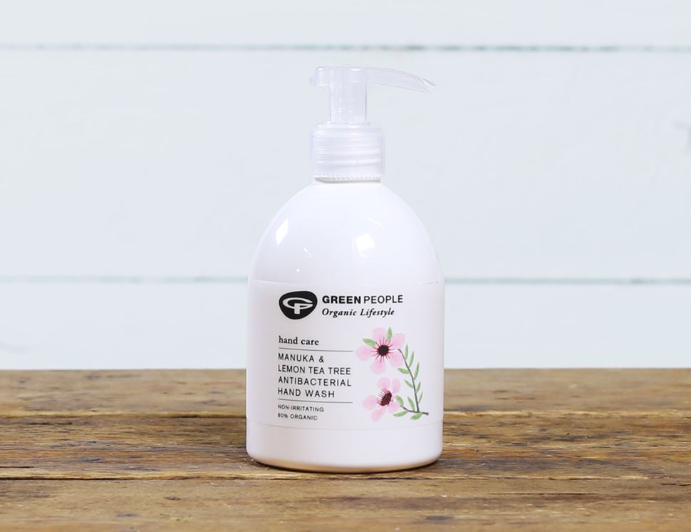 Manuka & Lemon Tea Tree Antibacterial Hand Wash, Organic, Green People ...
