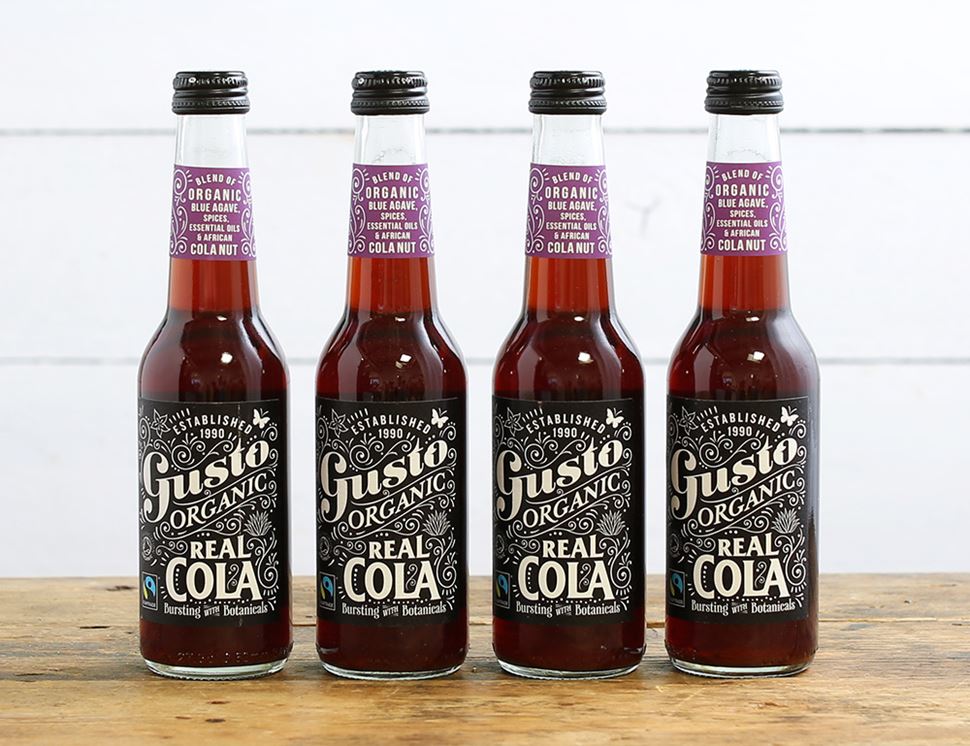 Real Cola, Organic, Gusto Drinks (4 x 275ml)