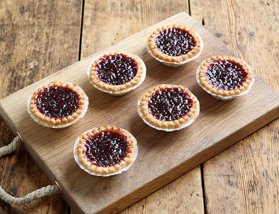 Raspberry Jam Tarts, Organic, Authentic Bread Co. (pack of 6)