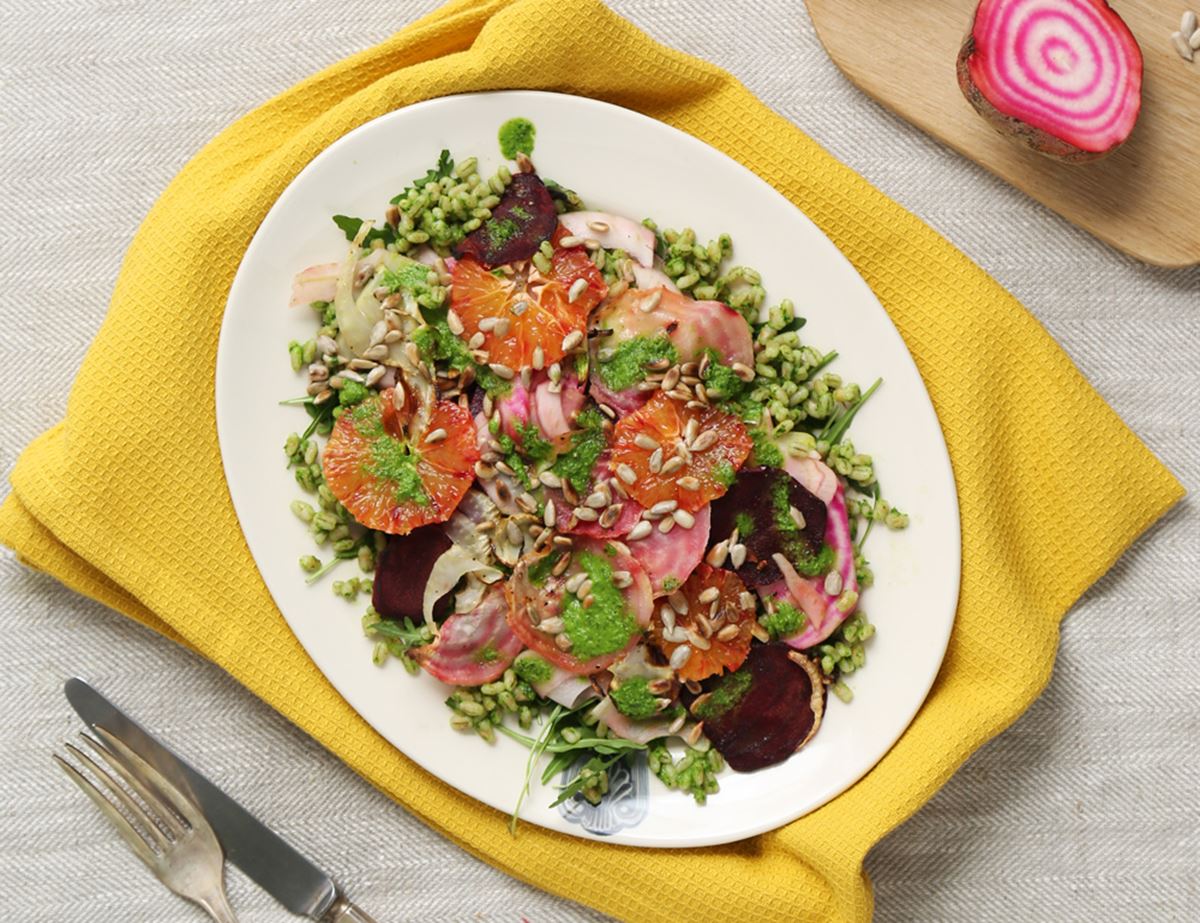 Roast Beetroot & Blood Orange Salad Recipe | Abel & Cole