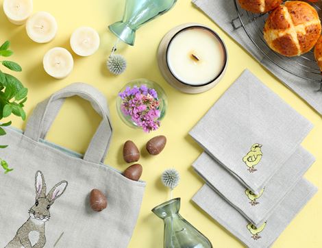 Bunny Egg Hunting Bag, Kate Sproston | Abel & Cole