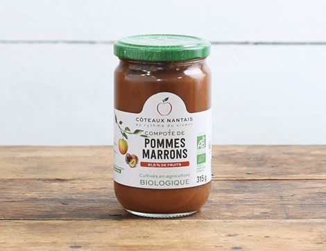 Organic Apple & Chestnut Compote, Coteaux Nantais (315g) | Abel & Cole