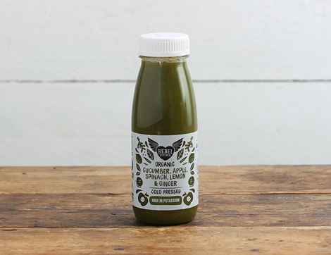 Organic Cucumber, Apple, Spinach, Lemon and Ginger Juice, Rebel Kitchen ...