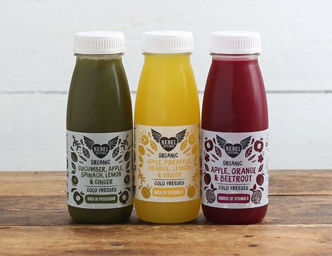 Organic One of Each Bundle, Rebel Kitchen (3 x 250ml) | Abel & Cole