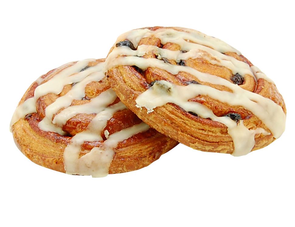 Cinnamon & Raisin Danish, Organic, Authentic Bread Co. (pack of 2)