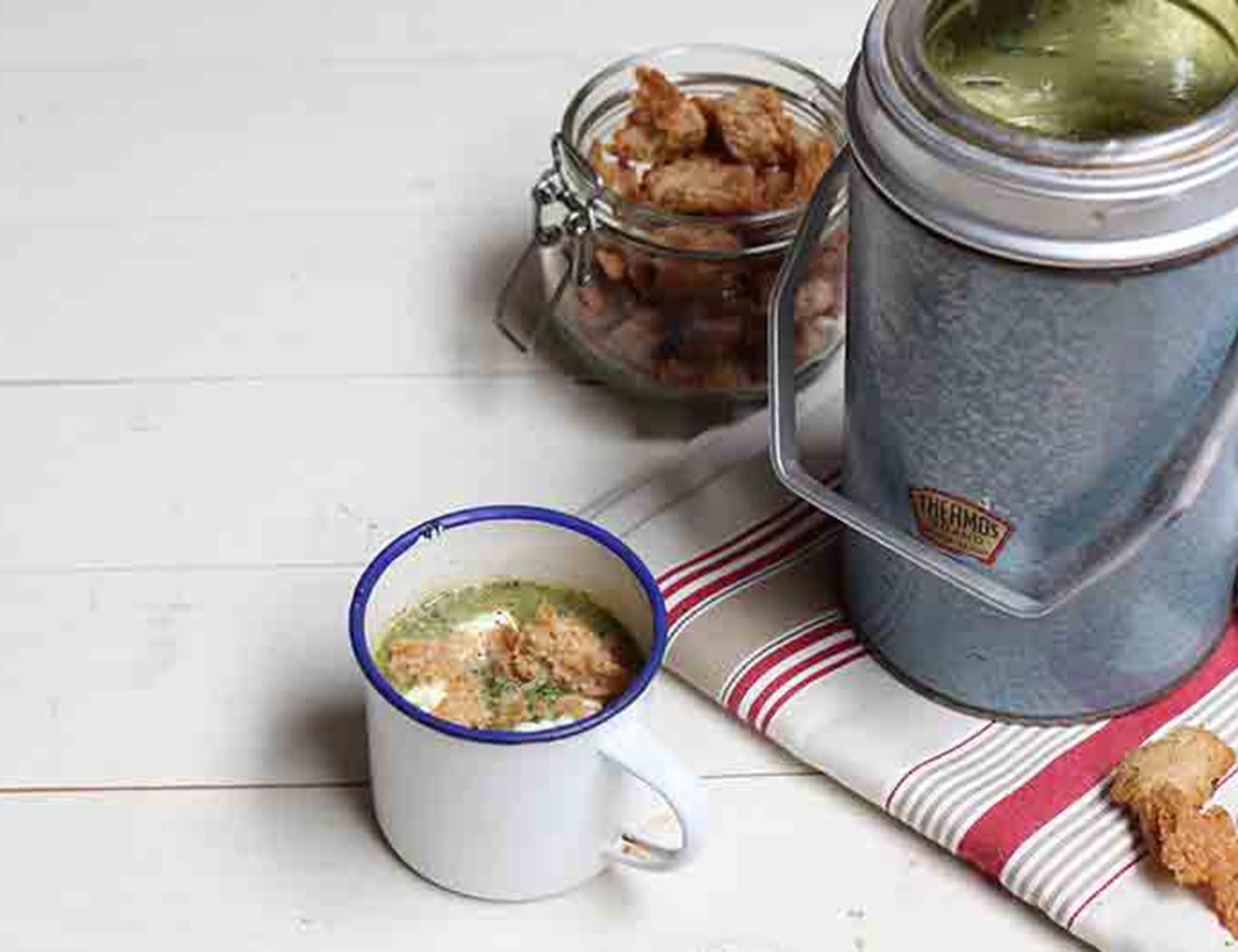 Cold Lemon, Lettuce & Avocado Soup Recipe | Abel & Cole