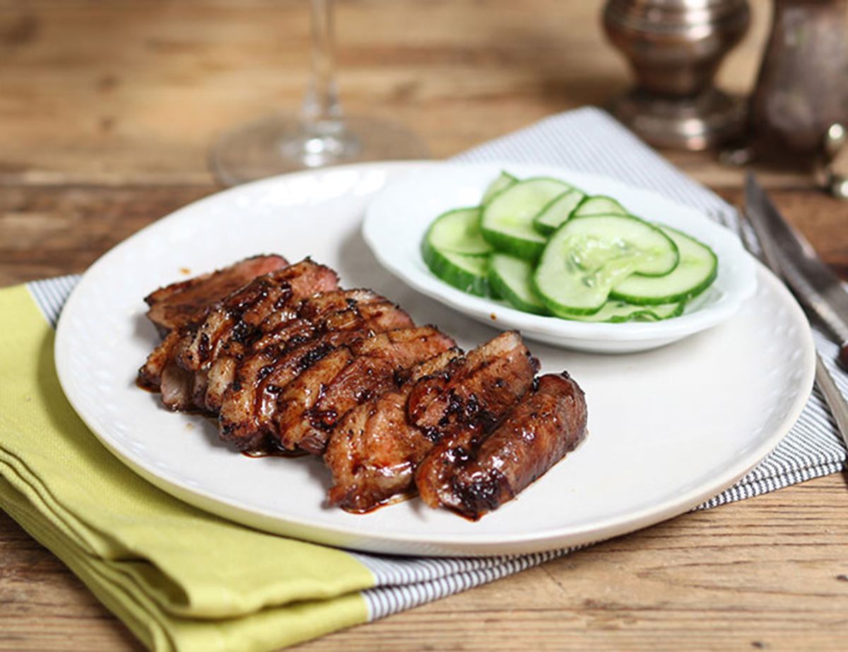 Sweet & Soy Duck with Pickled Cucumber Recipe | Abel & Cole