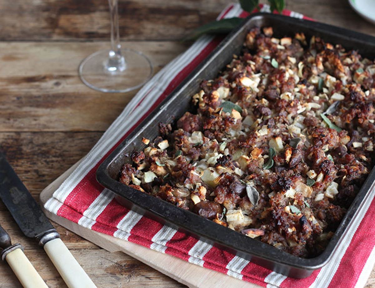 Apple, Chestnut and Sage Stuffing Recipe | Abel & Cole