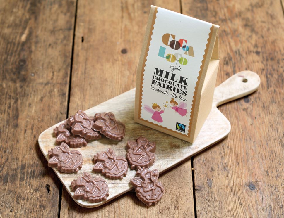 Milk Chocolate Fairies, Organic, Cocoa Loco (100g)
