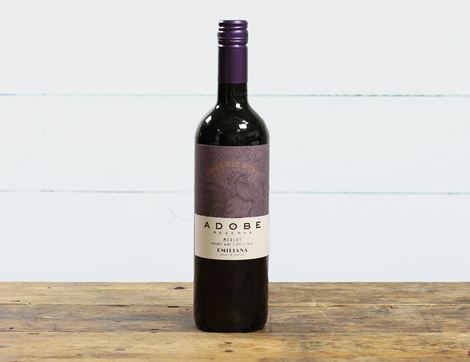 Adobe Reserva Merlot, 2017, Organic (75cl) | Abel & Cole