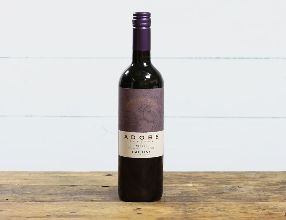 Adobe Reserva Merlot, 2017, Organic (75cl)
